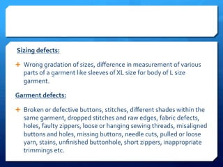 Proces flow in apparel industry | PDF