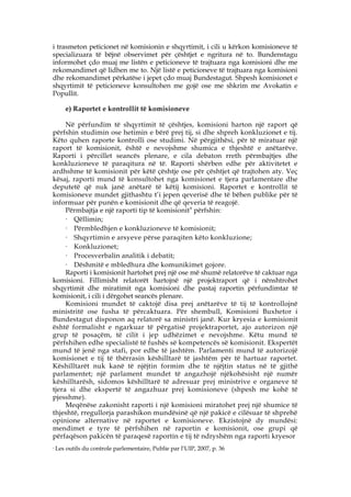 Procesi i kontrollit parlamentar | RTF