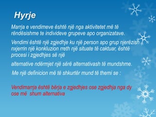 Procesi i vendimarrjes | PPTX