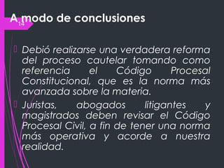 Proceso cautelar | PPT