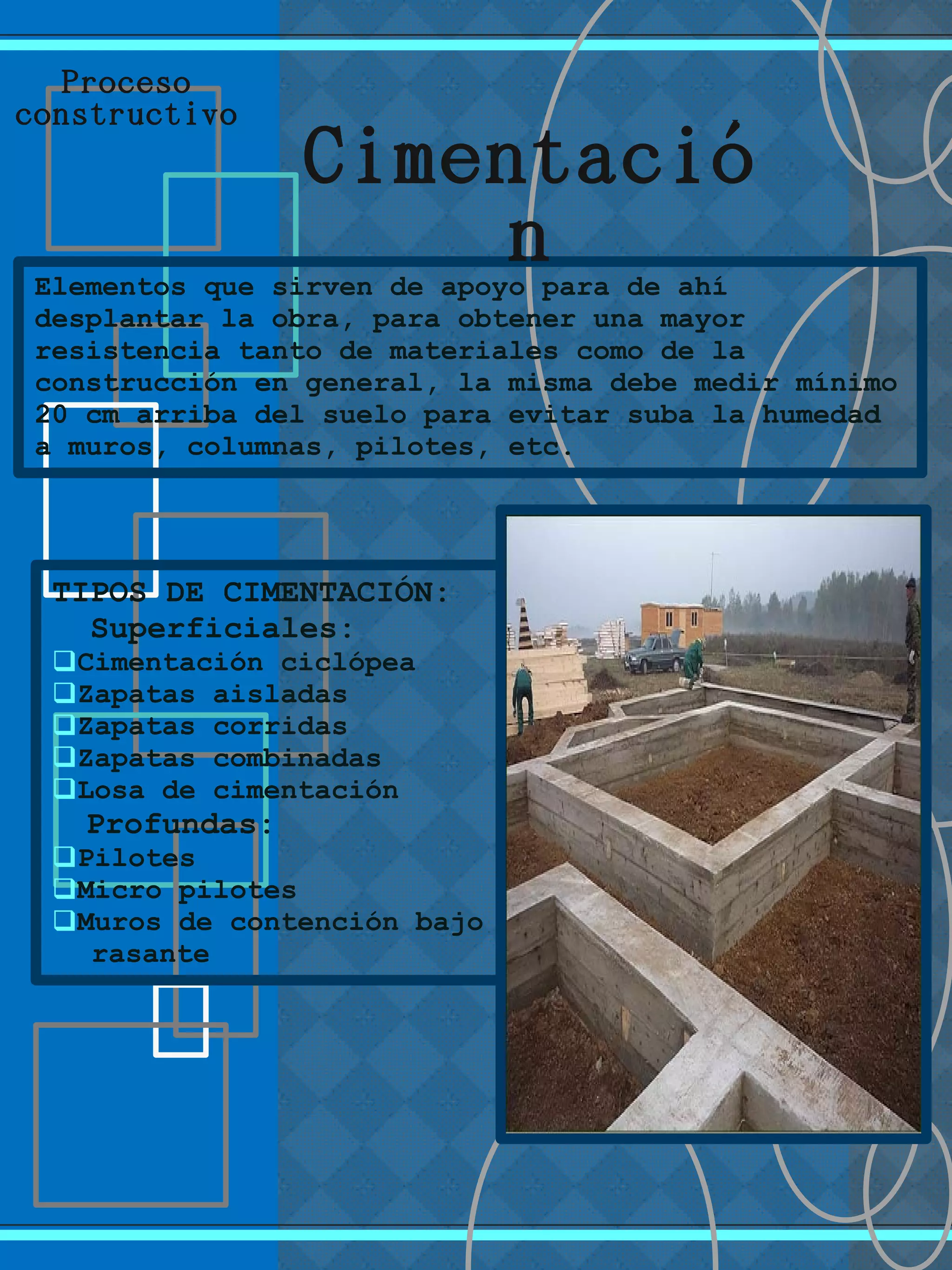 Proceso constructivo en Edificaciones | PDF