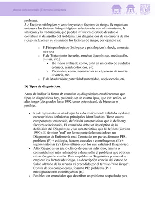 Proceso de Atención de Enfermeria Aplicado al Paciente | PDF