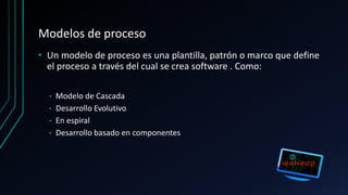 Proceso de software | PPTX