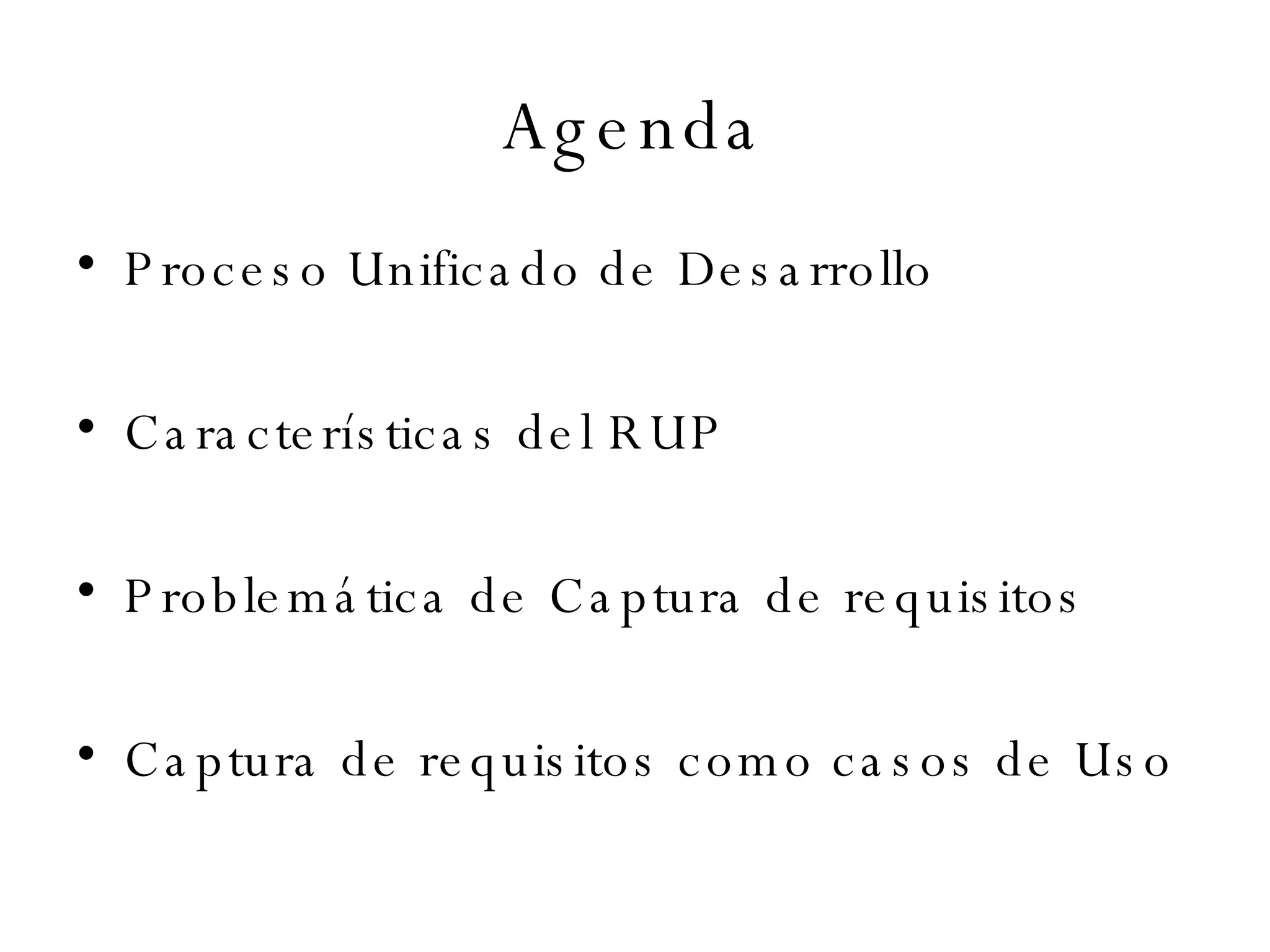 Proceso Unificado de Desarrollo | PPT