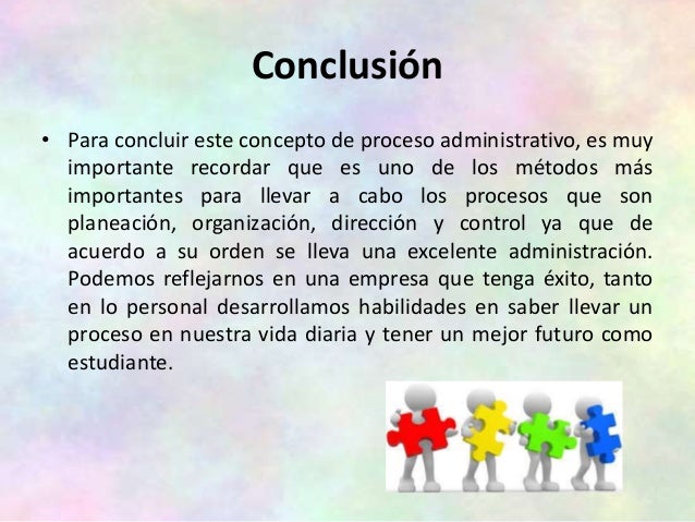 Proceso administrativo