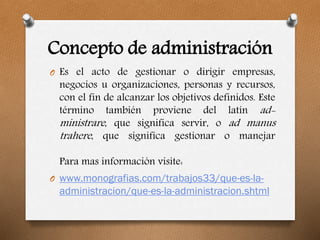 Proceso administrativo | PPTX