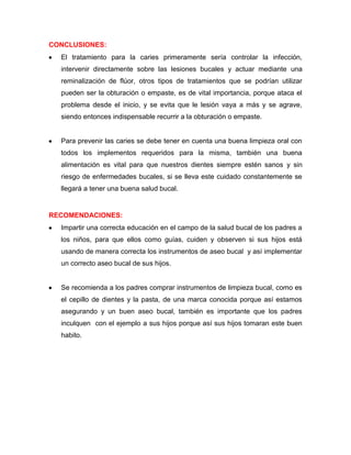 Proceso carioso y absceso periodontal | DOCX