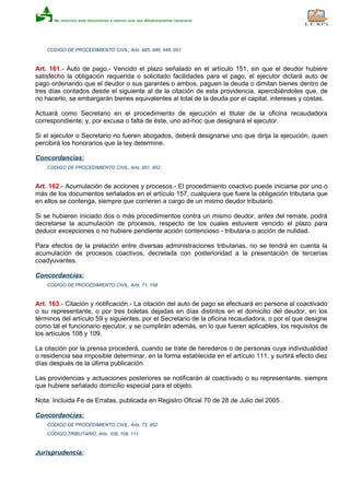 CODIGO TRIBUTARIO Proceso coactivo | DOC