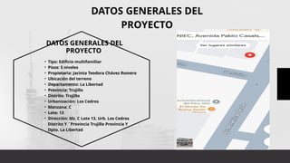 PROCESO CONSTRUCTIVO DE UNA EDIFICACIÓN MULTIFAMILIAR | PPTX