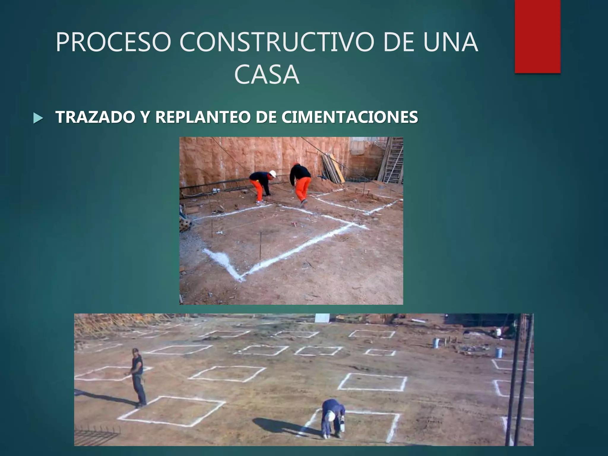 Proceso constructivo de casa | PPTX