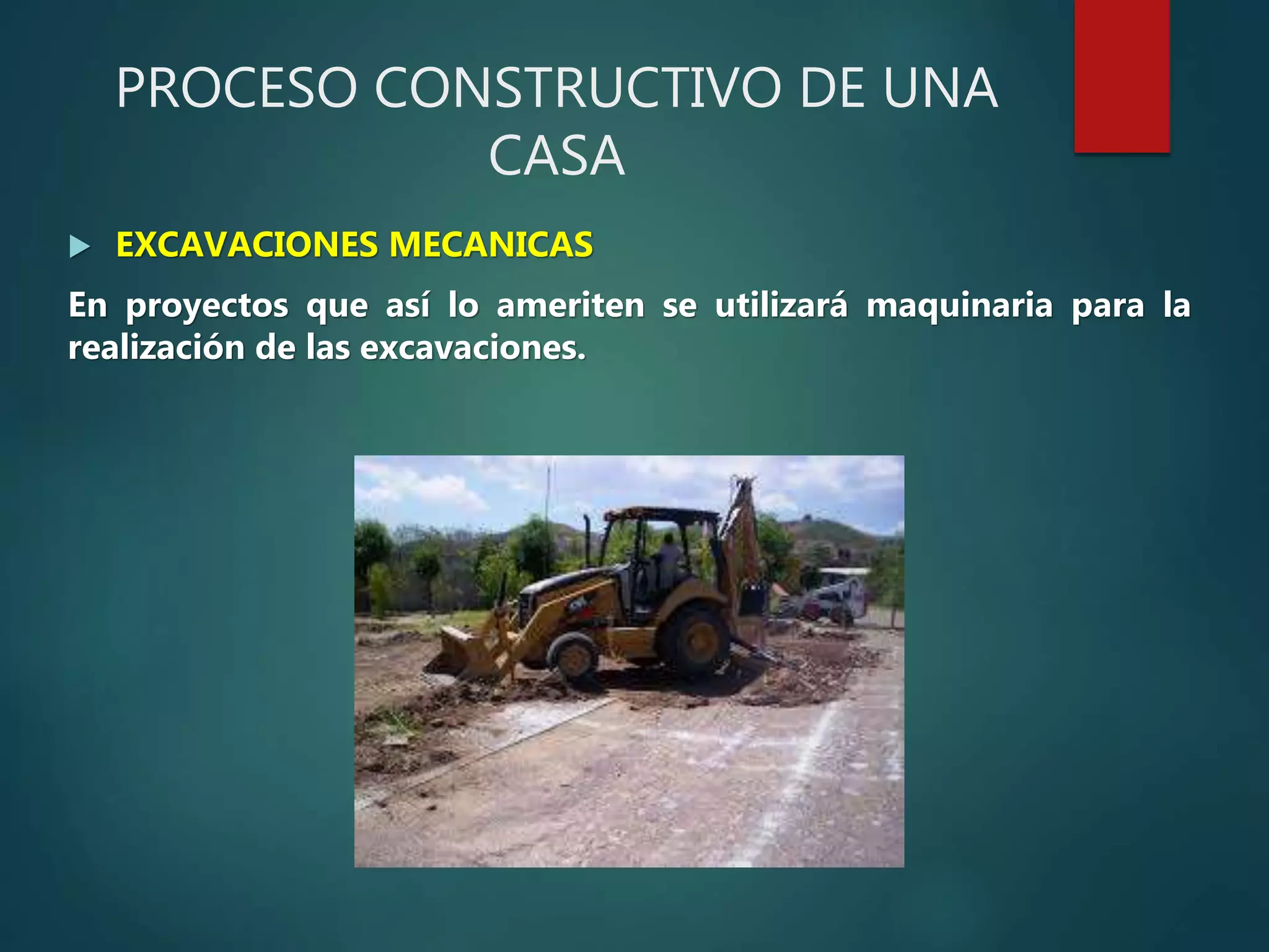 Proceso constructivo de casa | PPTX