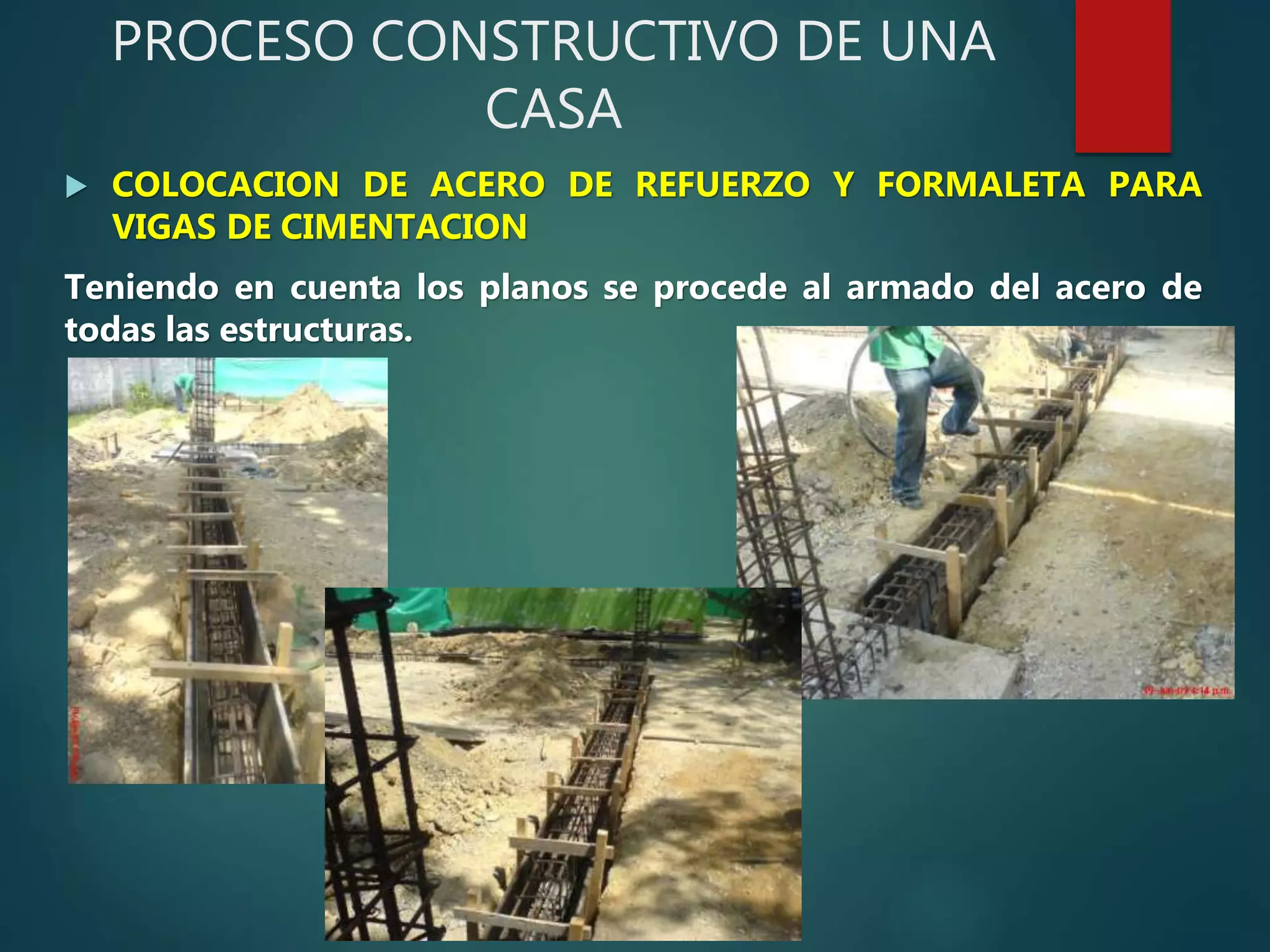 Proceso constructivo de casa | PPTX
