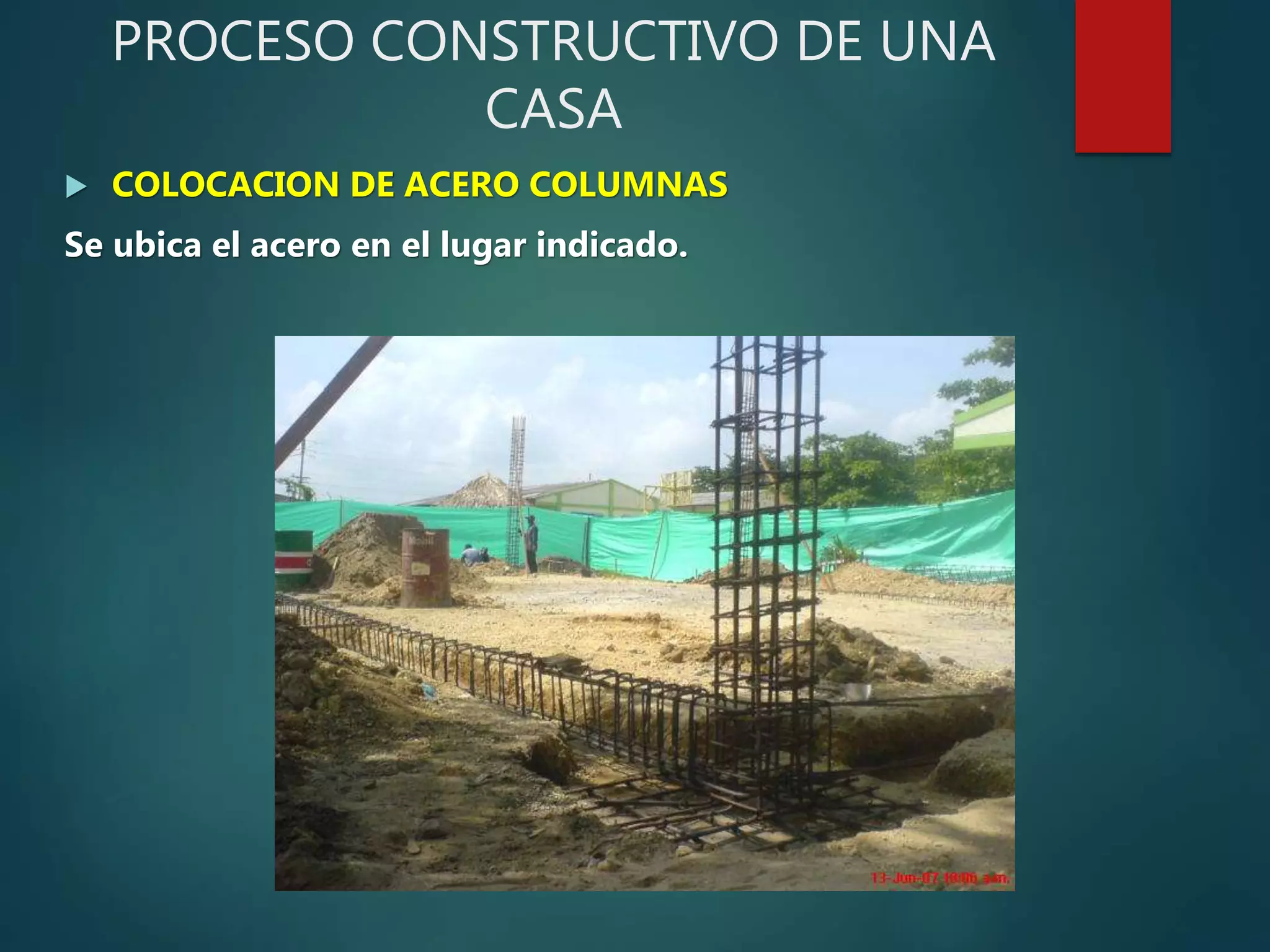 Proceso constructivo de casa | PPTX