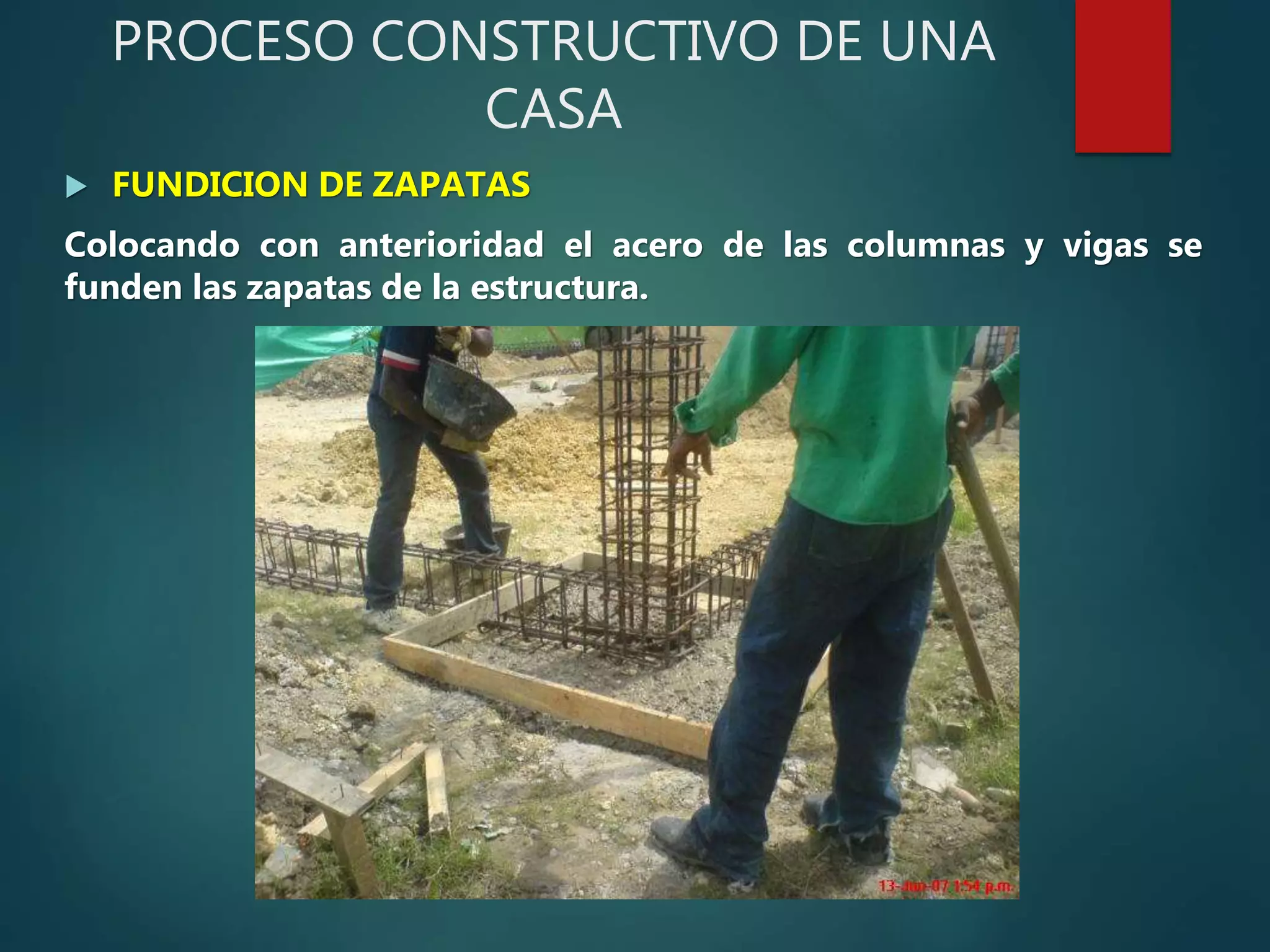 Proceso constructivo de casa | PPTX