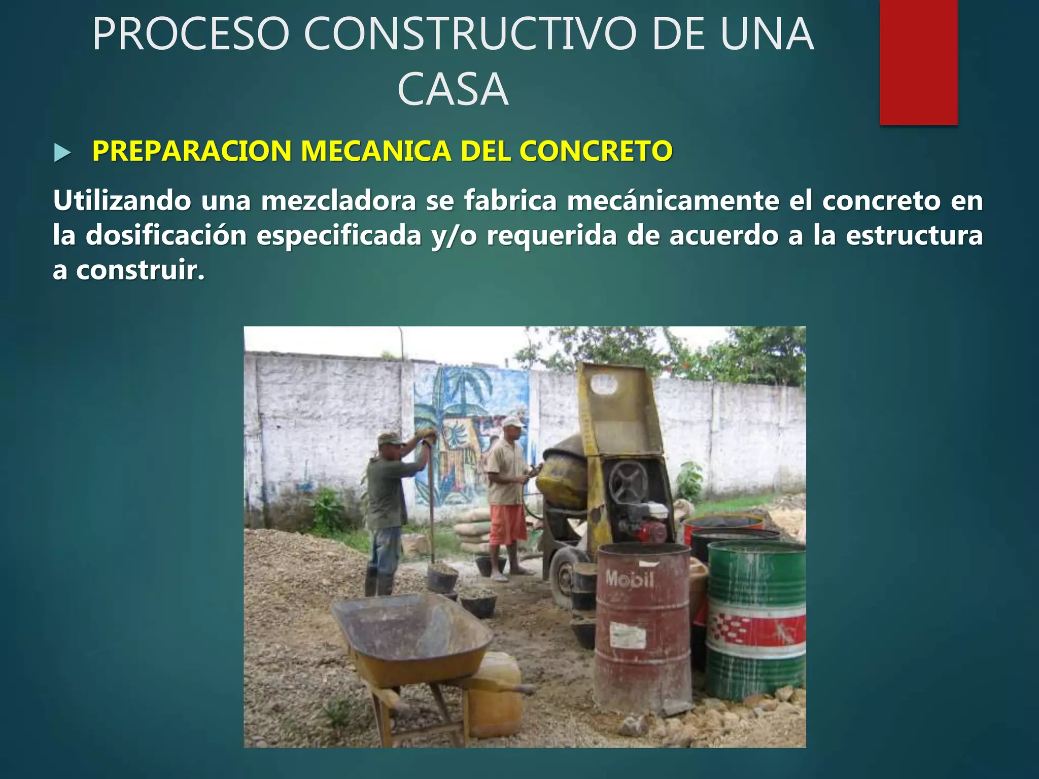 Proceso constructivo de casa | PPTX