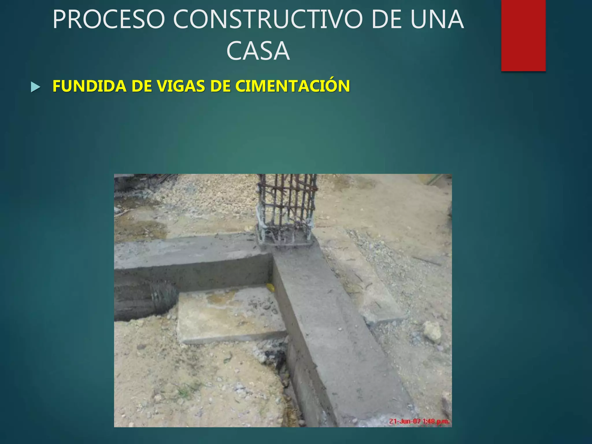 Proceso constructivo de casa | PPTX