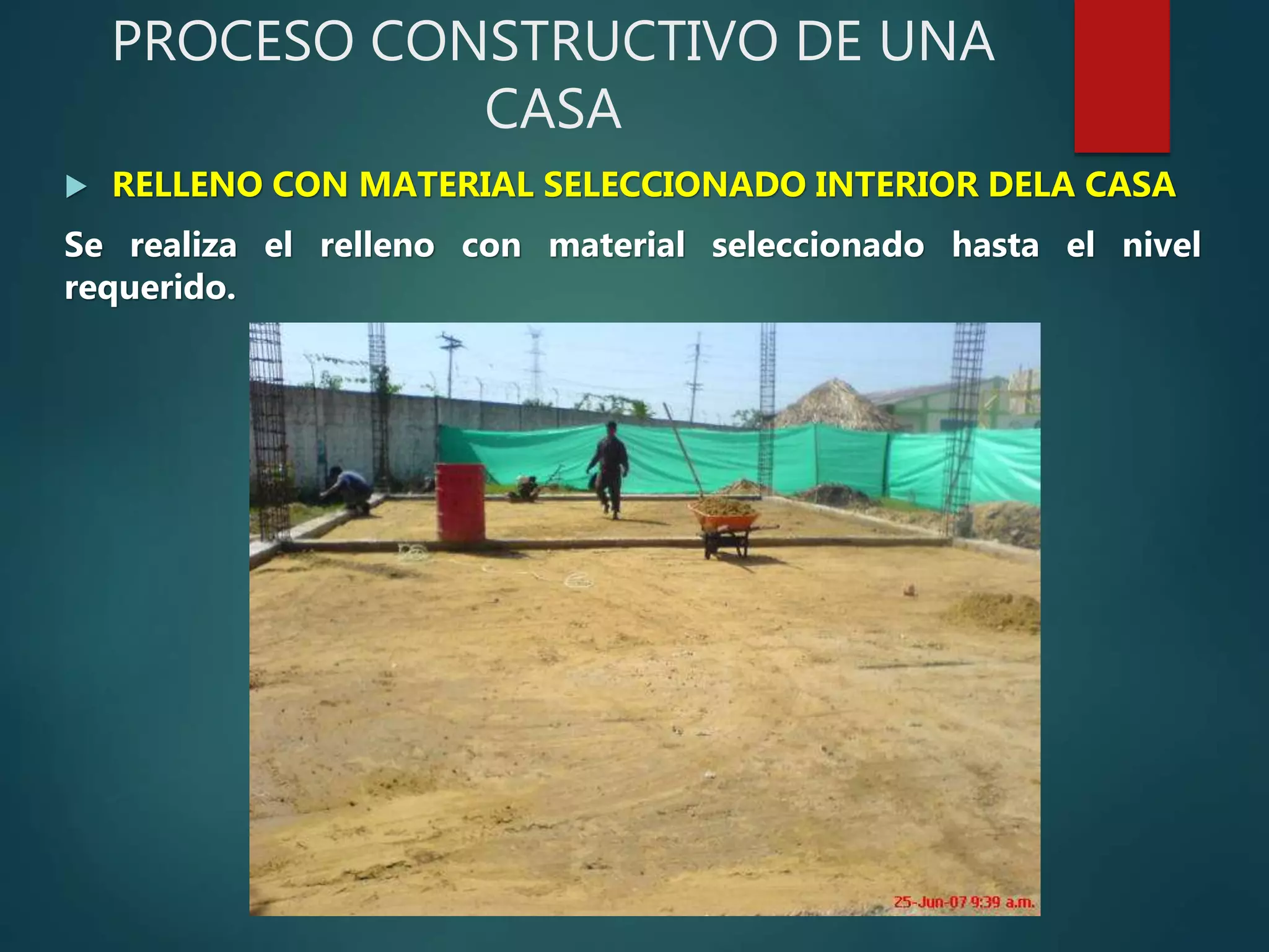 Proceso constructivo de casa | PPTX