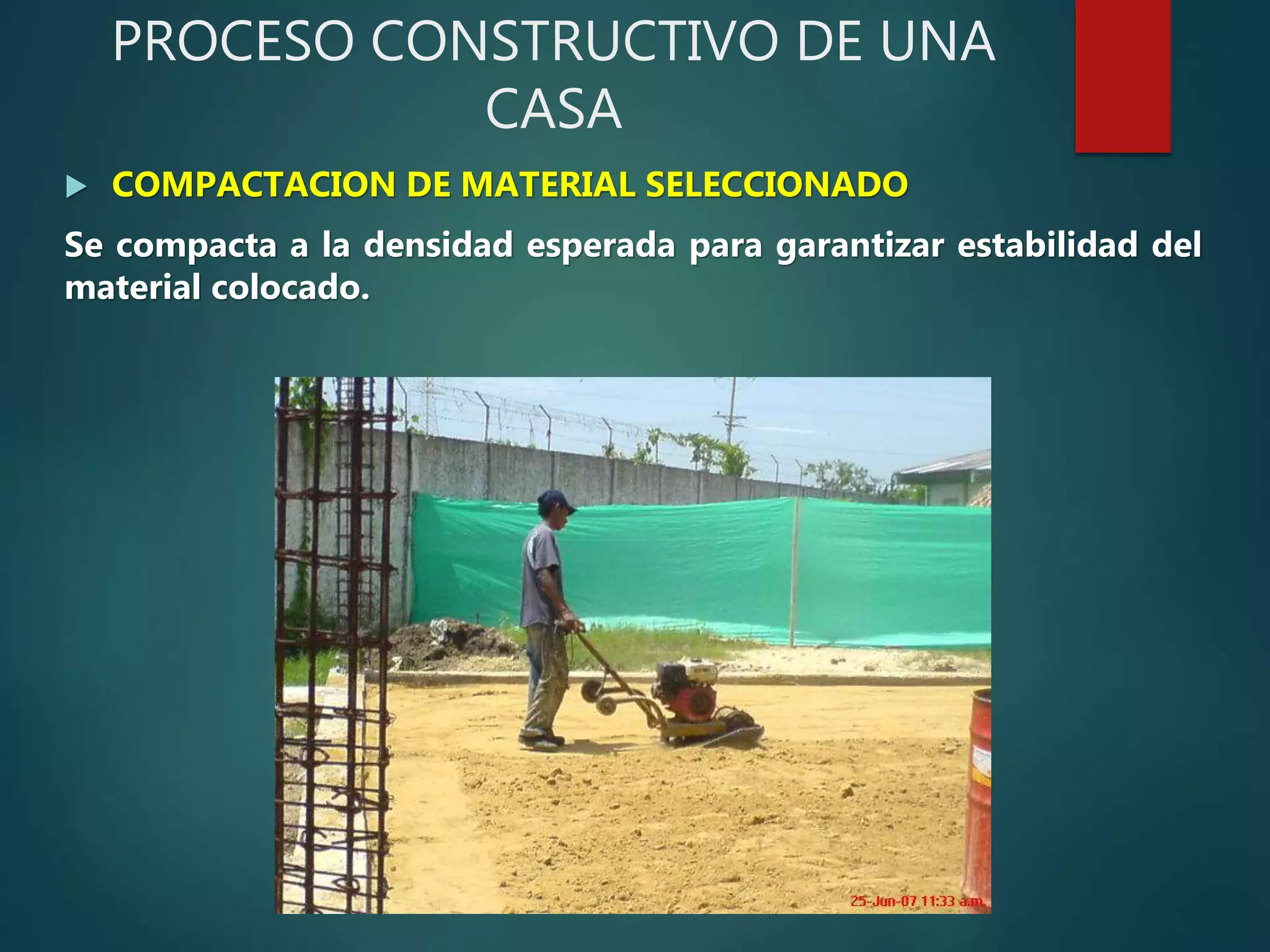Proceso constructivo de casa | PPTX