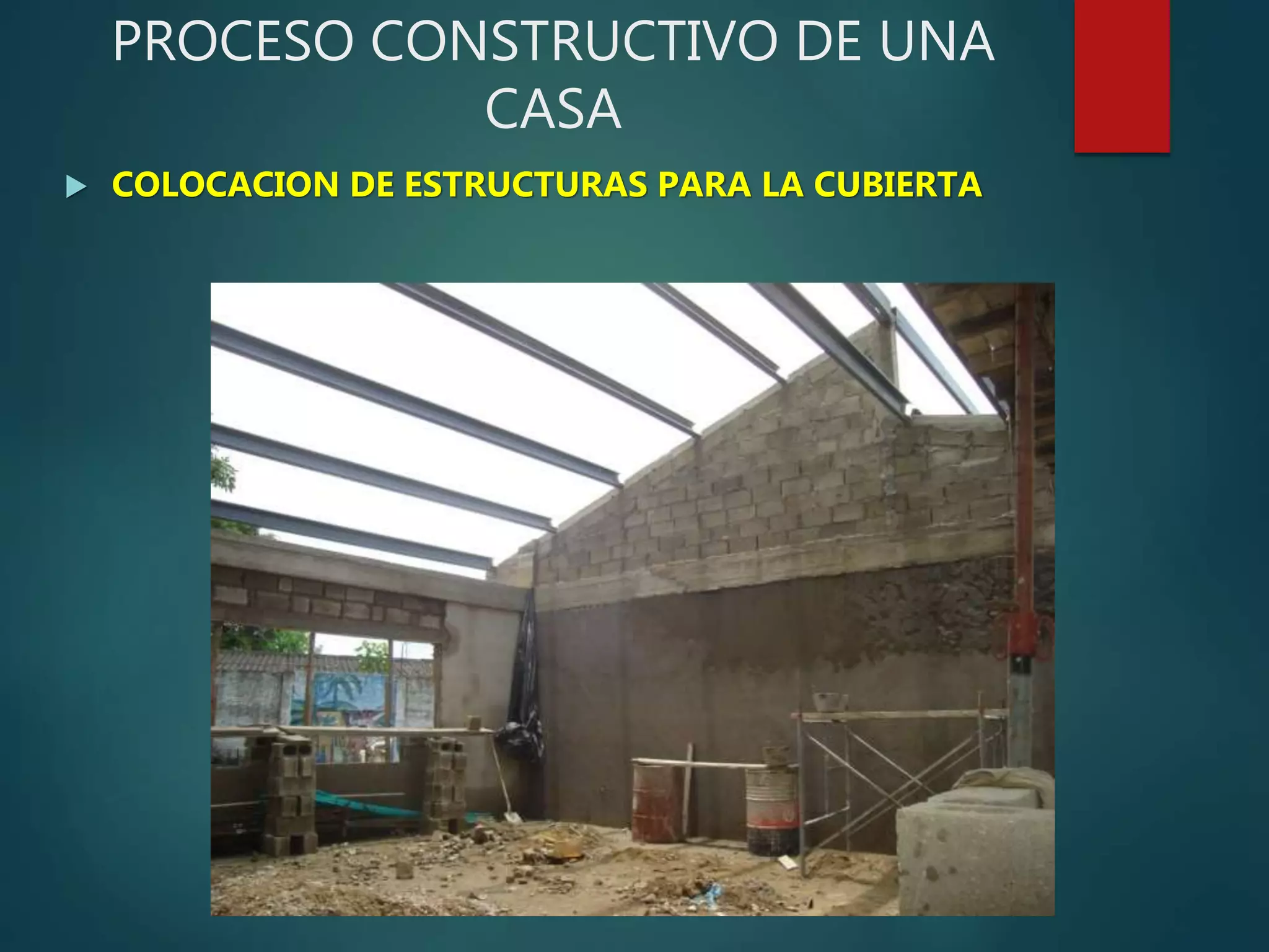 Proceso constructivo de casa | PPTX
