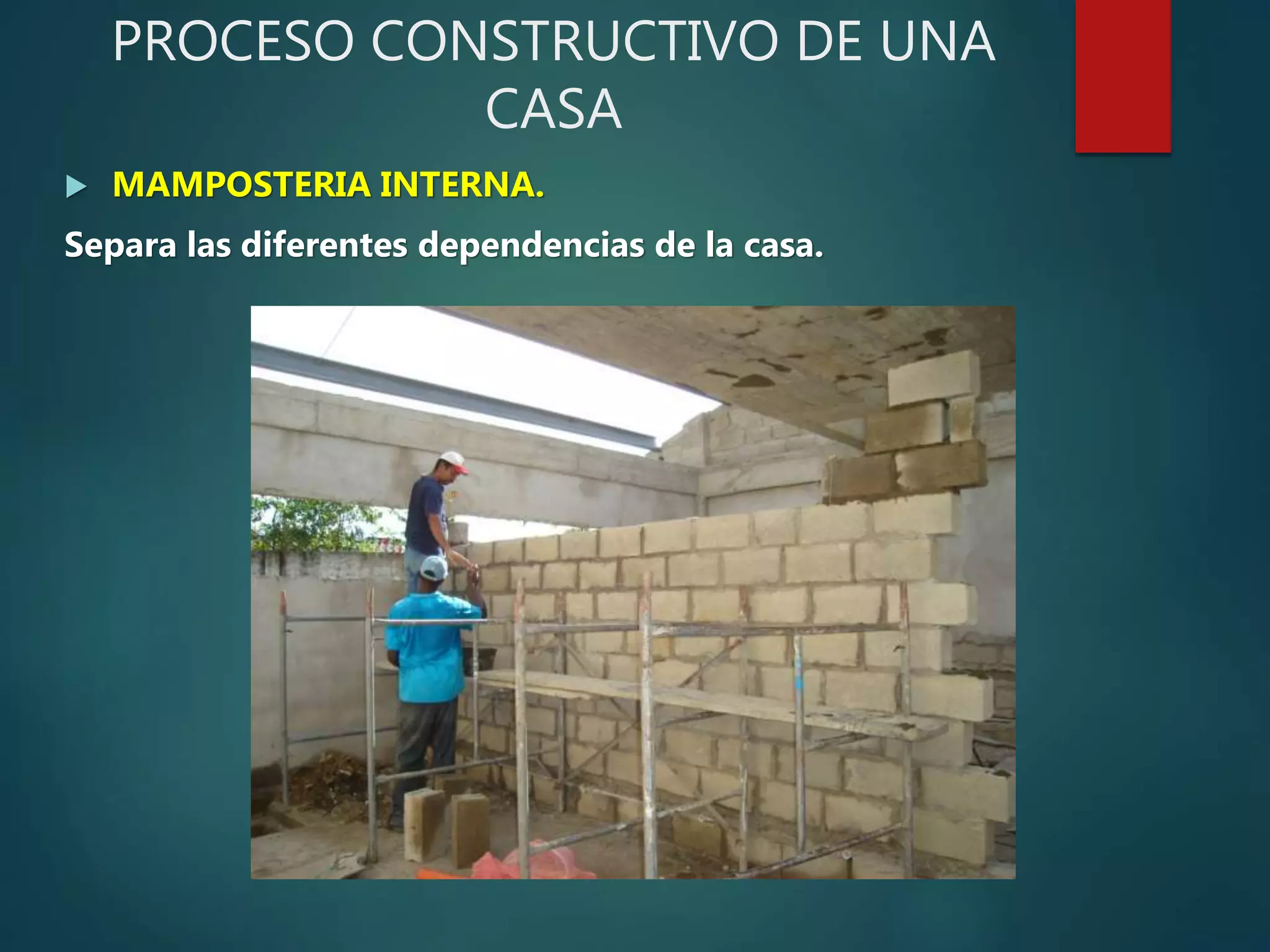 Proceso constructivo de casa | PPTX