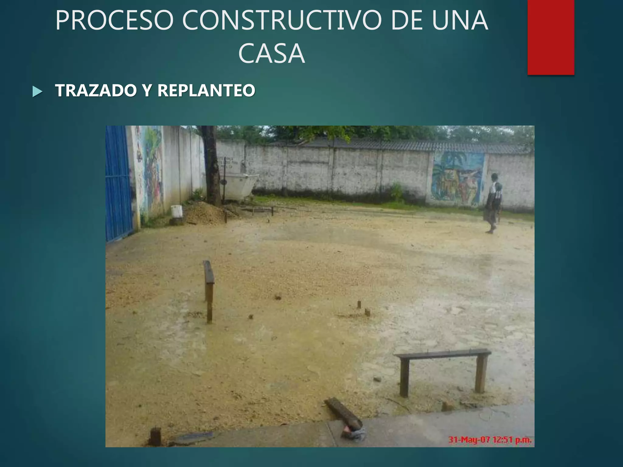 Proceso constructivo de casa | PPTX