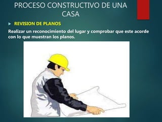 Proceso constructivo de casa | PPTX