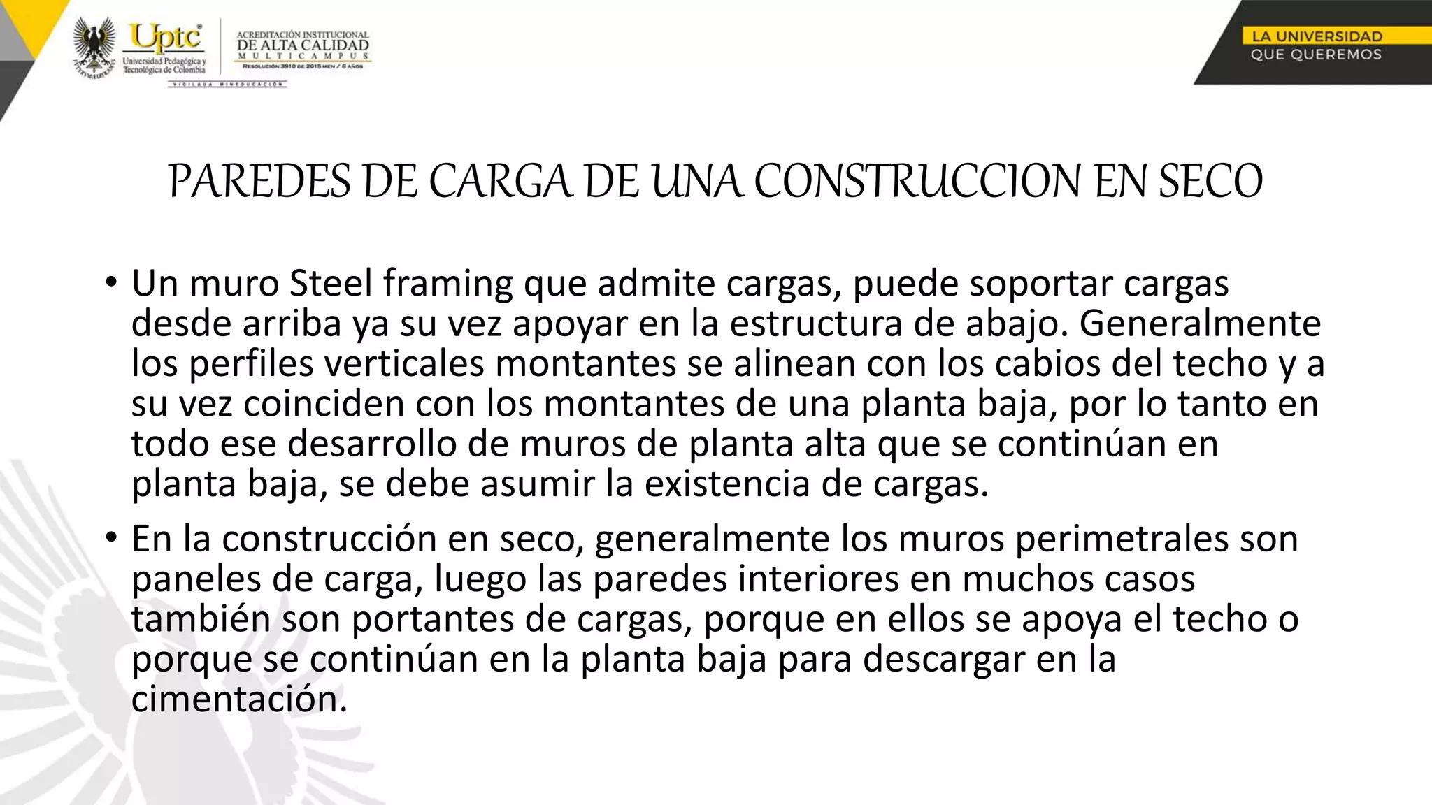 Proceso constructivo de construccion en seco | PPTX | Civil Engineering Industry | Industries