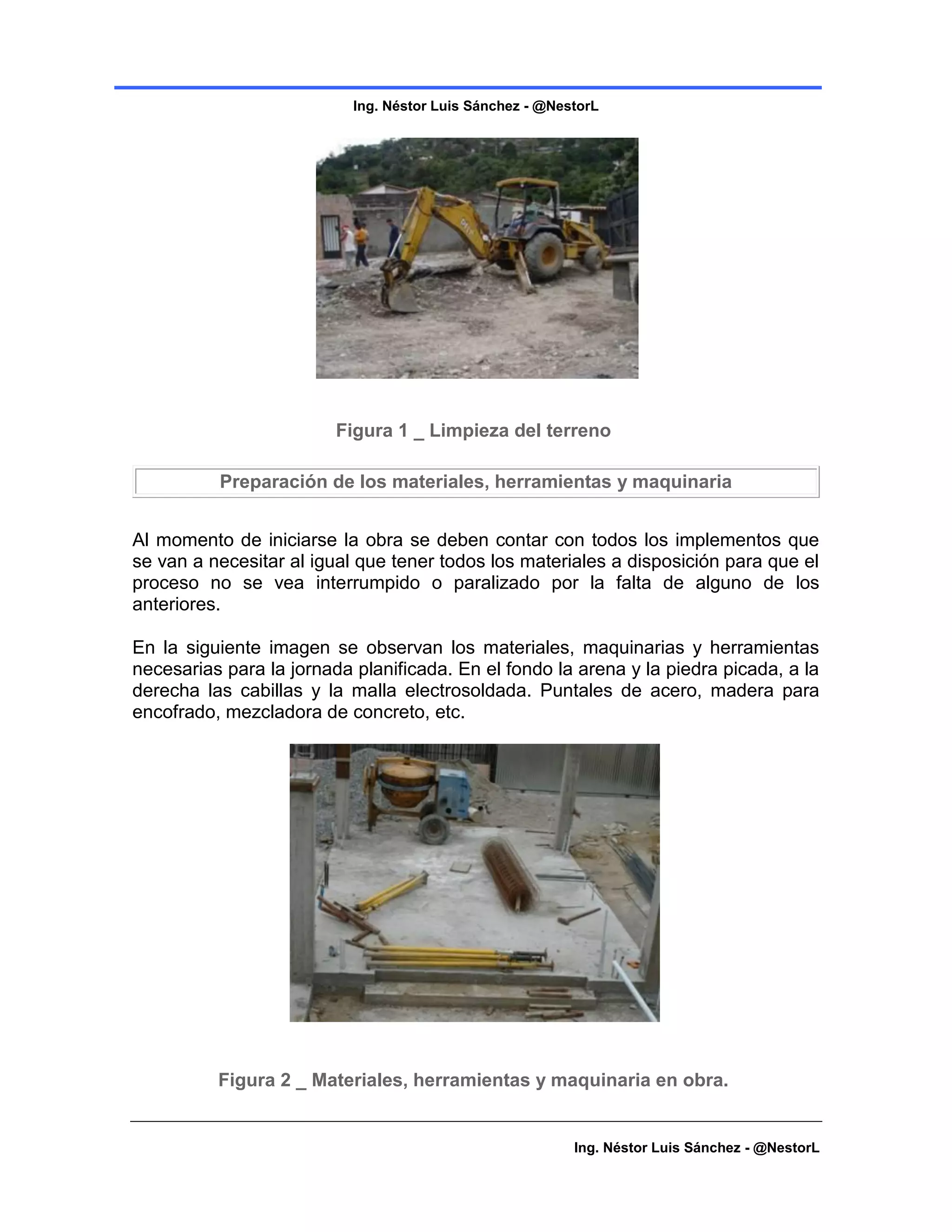 Proceso constructivo de losa de concreto armado | PDF