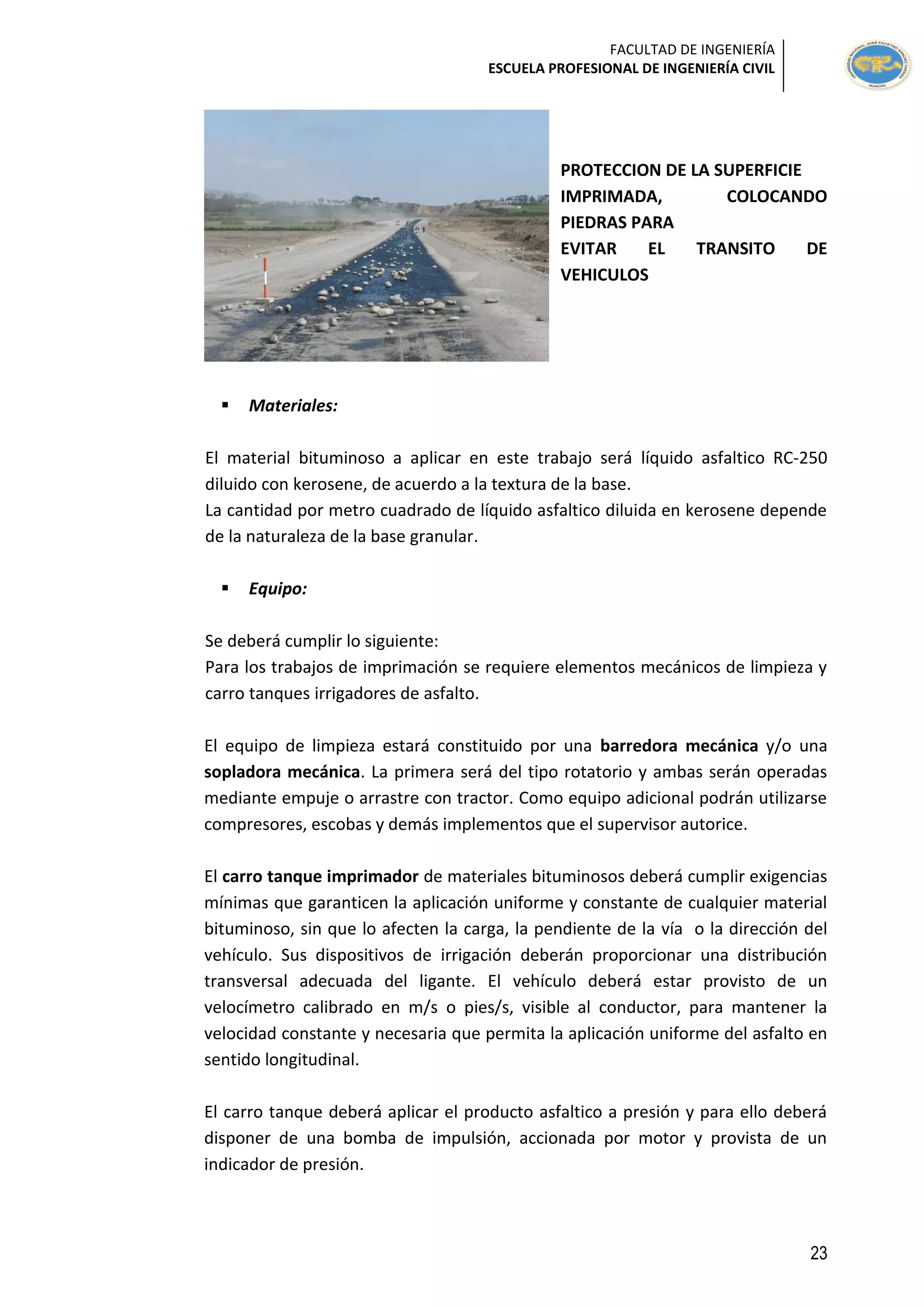 Proceso constructivo de pavimento flexible | PDF | Civil Engineering ...