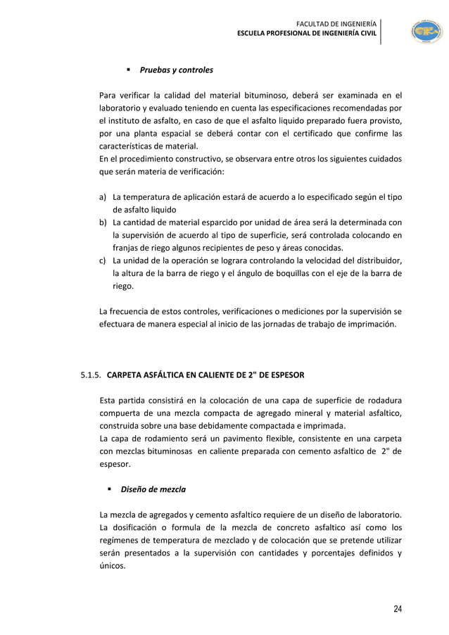 Proceso constructivo de pavimento flexible | PDF | Civil Engineering ...
