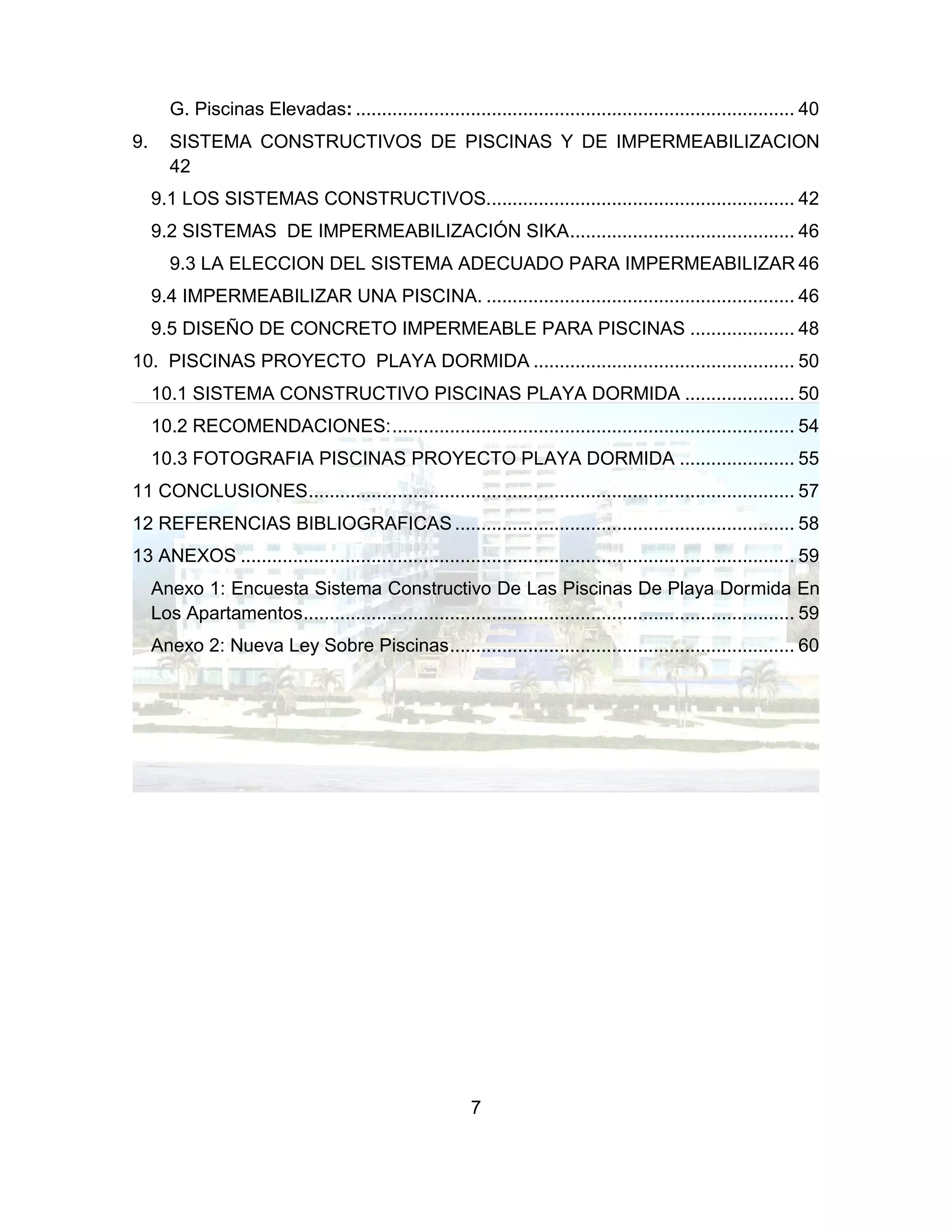 Proceso constructivo de una piscina | PDF