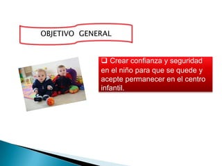Proceso de adaptacion de niños y niñas de 1 a 2 años por elizabeth ...
