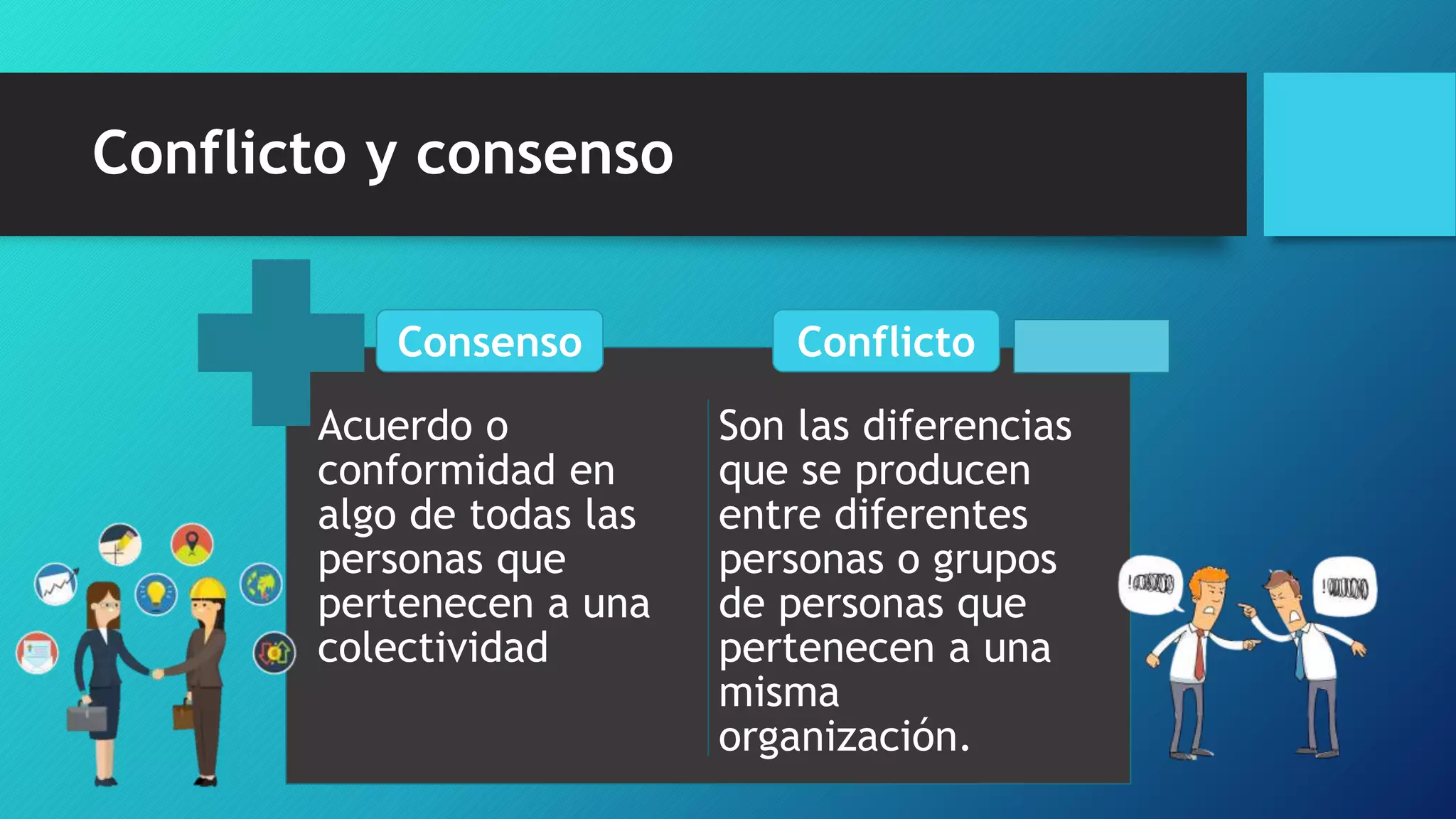 Proceso de conflicto y consenso laboral | PPT
