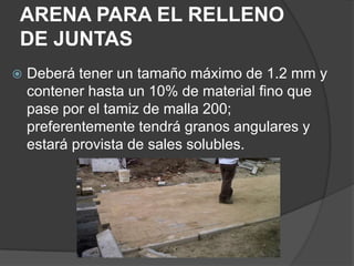 Proceso de construcción de una acera | PPTX