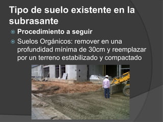 Proceso de construcción de una acera | PPTX