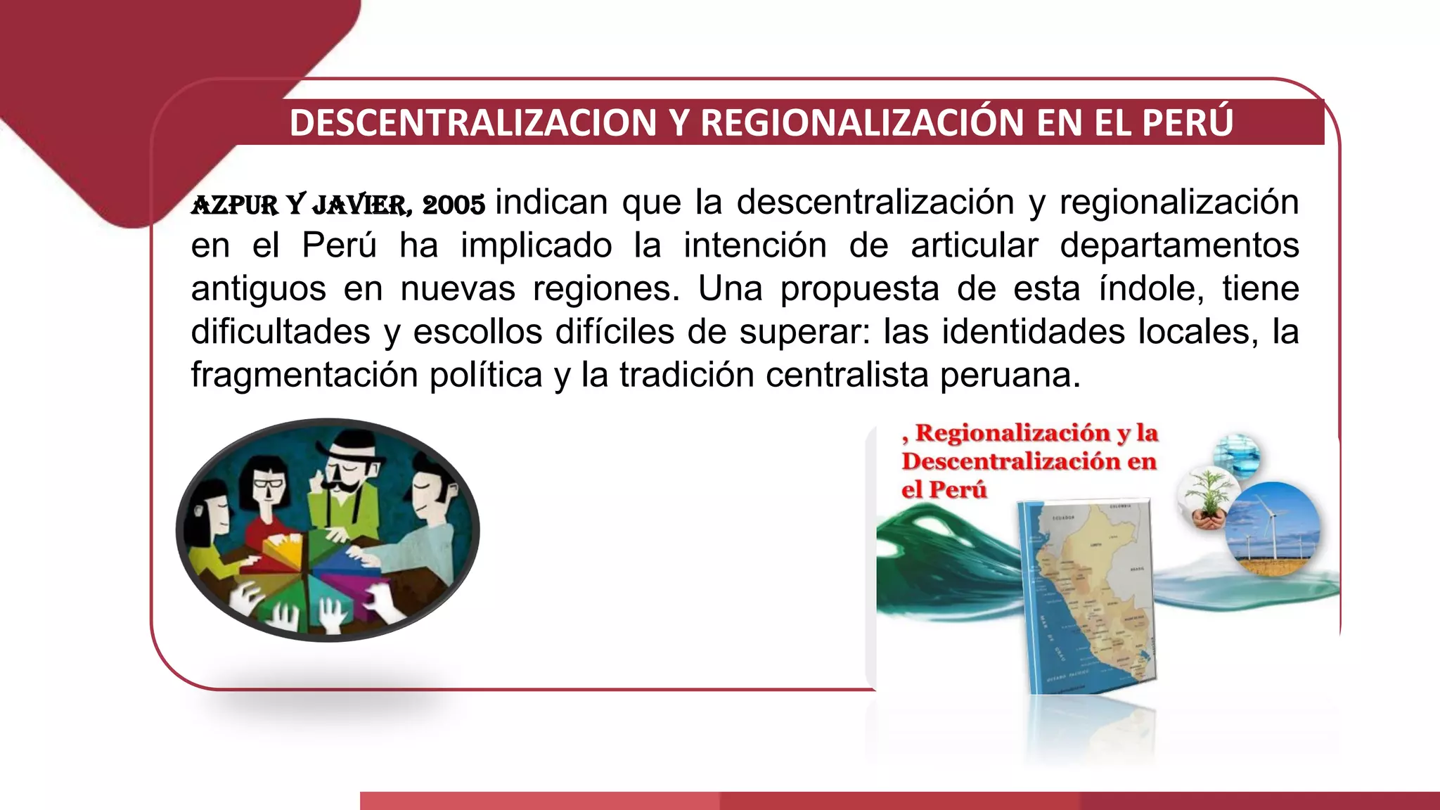 Proceso De Descentralizacion Y Regionalización Del Perú Pdf