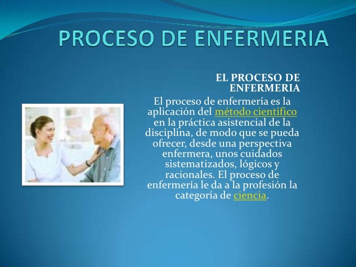 Proceso De Enfermeria