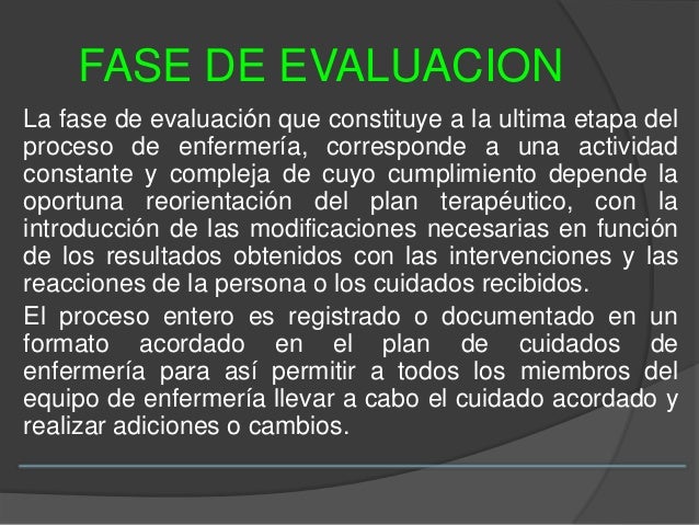 Pasos Del Proceso De Enfermeria