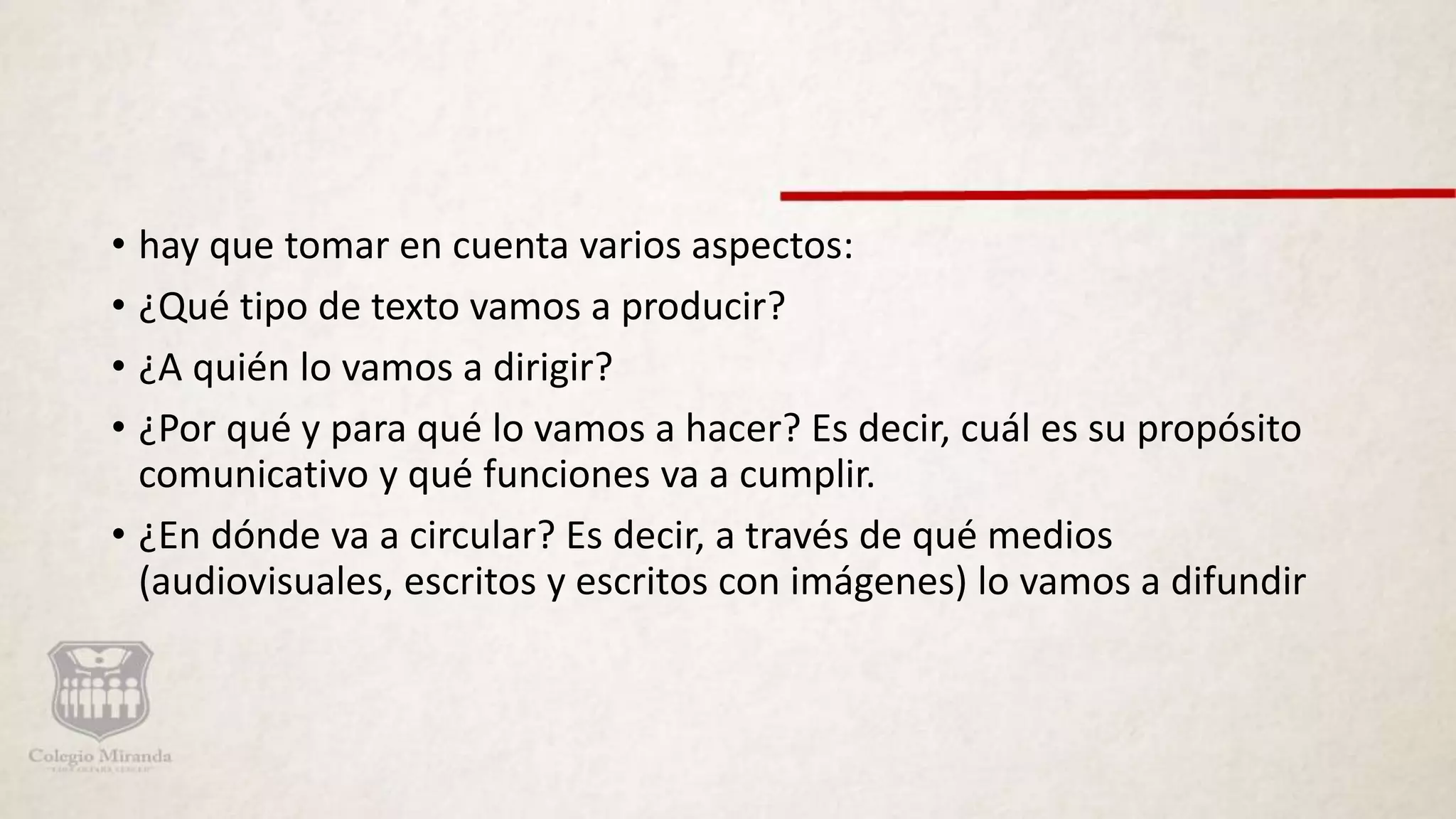 Proceso de escritura | PPT