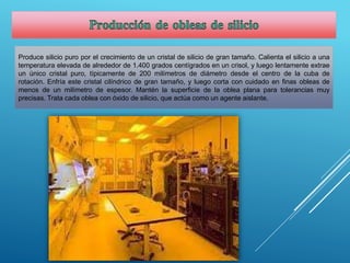 Proceso de fabricacion de circuitos integrados | PPTX
