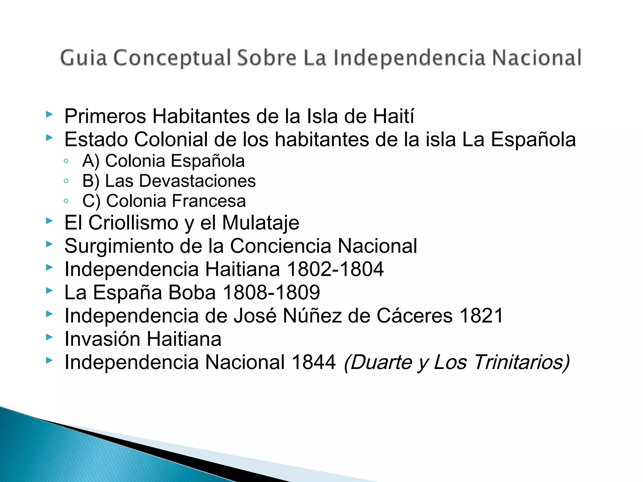 Proceso de la independencia de la republica dominicana ing. carlos ...