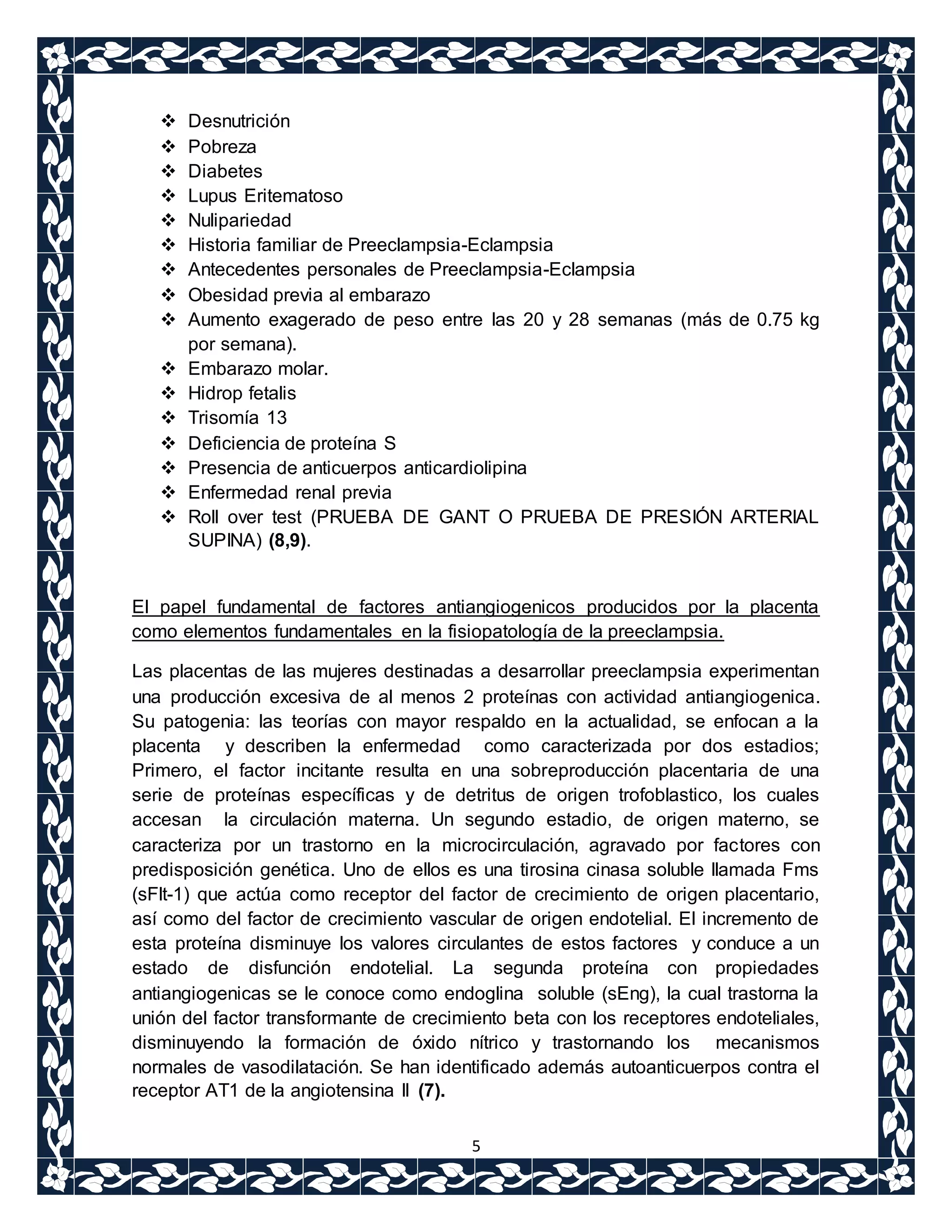 Proceso De Enfermería Preeclampsia Y Eclampsia Docx