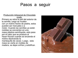 Proceso del chocolate | PPT