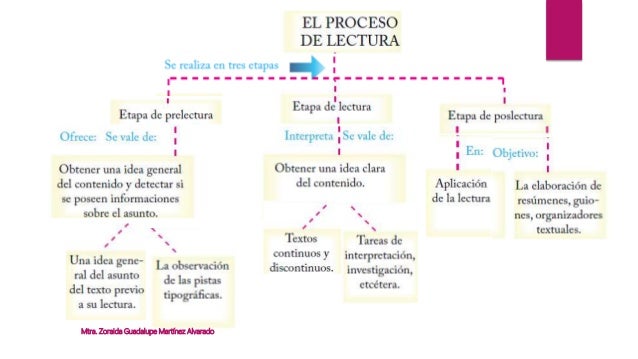 Proceso de lectura. Lectura de comprensión