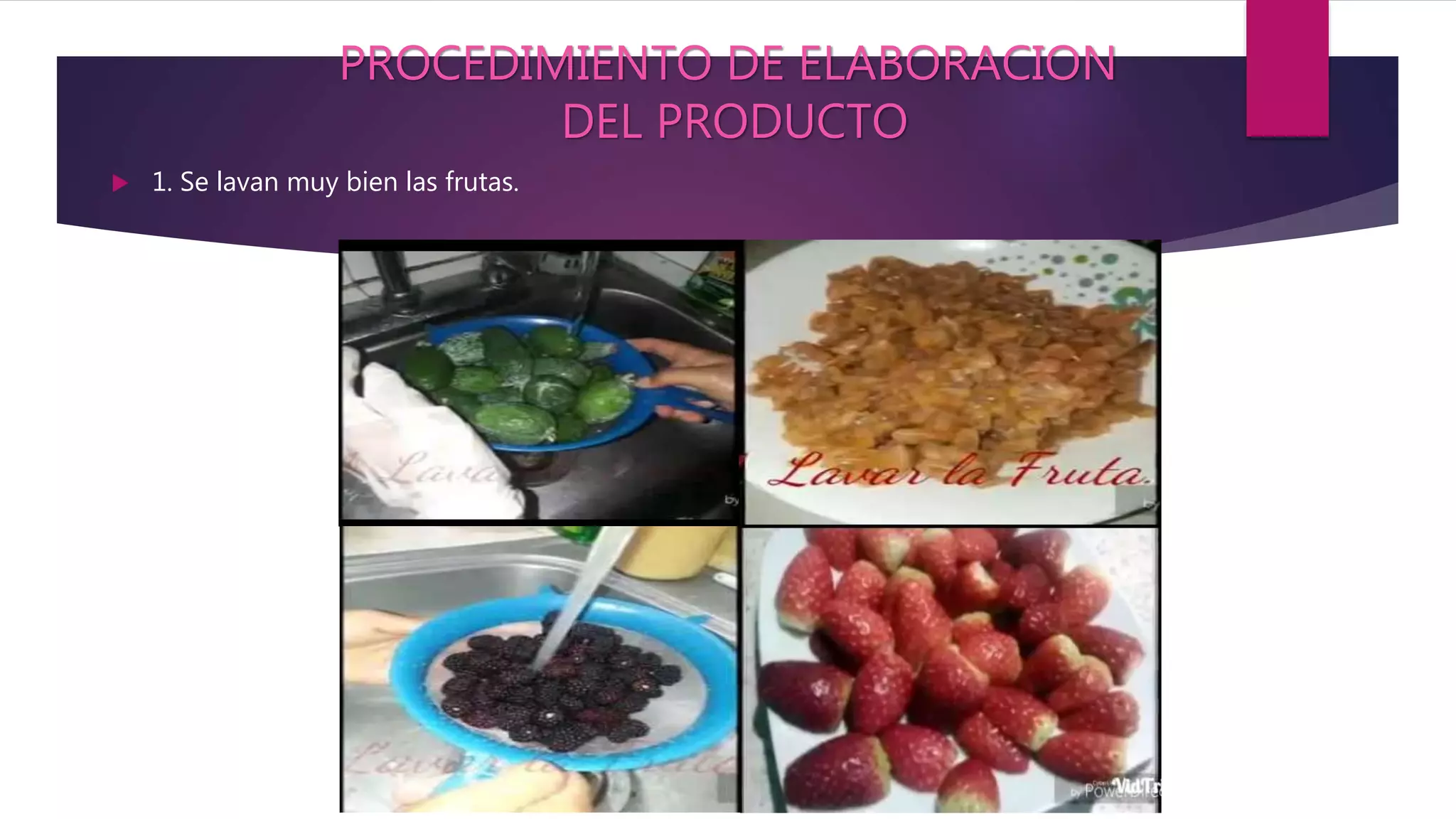 Proceso de elaboración del producto. | PPTX