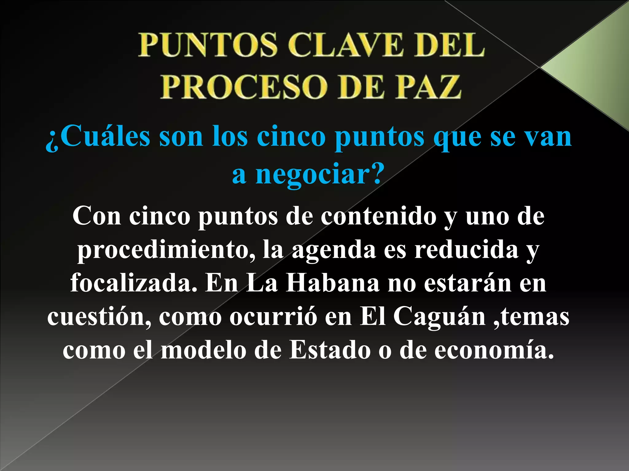 Proceso de paz en colombia | PPT