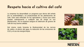 Proceso de produccion de Nescafé - Nestlé | PDF