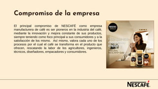 Proceso de produccion de Nescafé - Nestlé | PDF