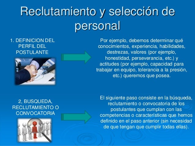 Reclutamiento Y Selección De Personal. Definición Y Fases – SIHYA