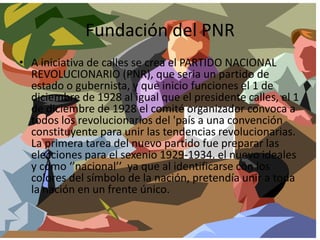 Proceso De Reconstrucción Nacional Conformación Del Régimen ...